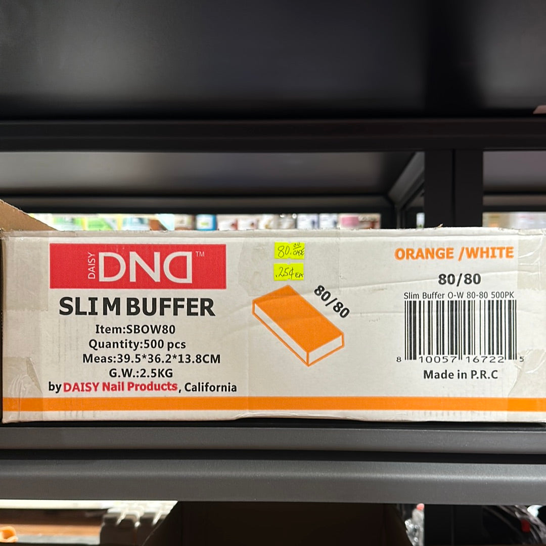 SBOW80 DND SLIM BUFFER - GRIT 80/80 - 500PCS/BOX
